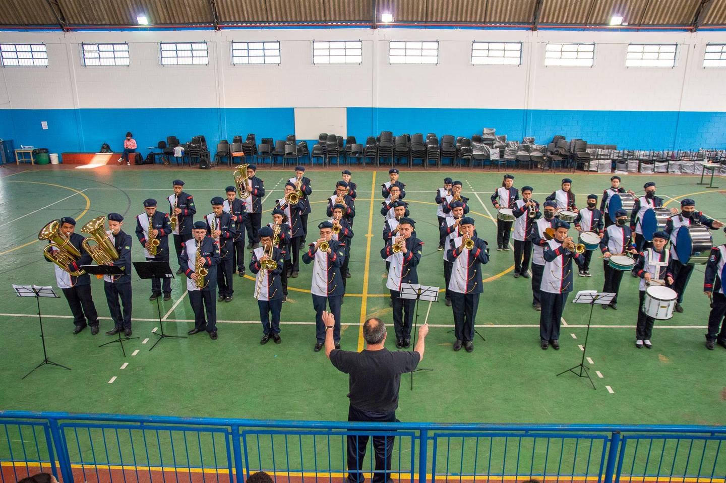 Fanfarra da Guarda Mirim se apresenta no Max Feffer em Suzano - Diário ...